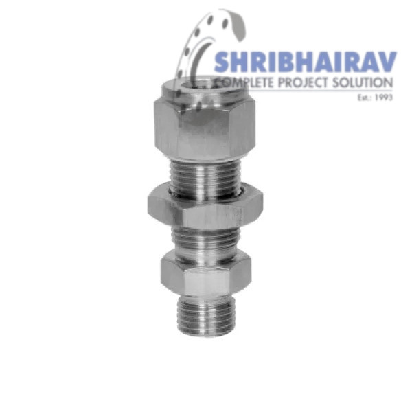 Male Bulkhead Connector tube fittings Compression Tube Fittings