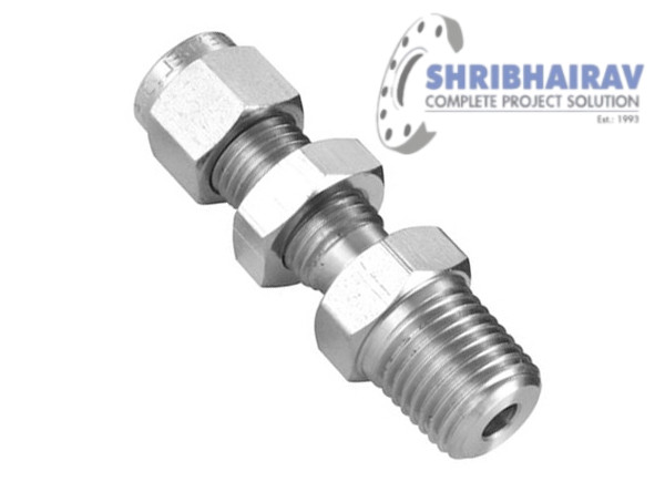 Male Bulkhead Connector tube fittings Compression Tube Fittings
